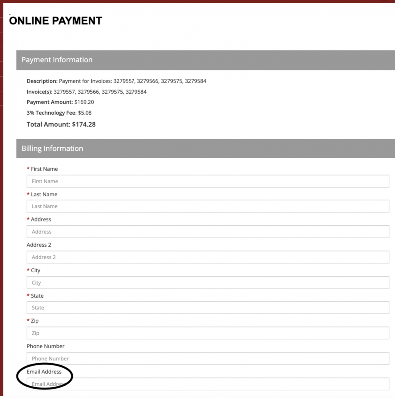 Payment Instructions